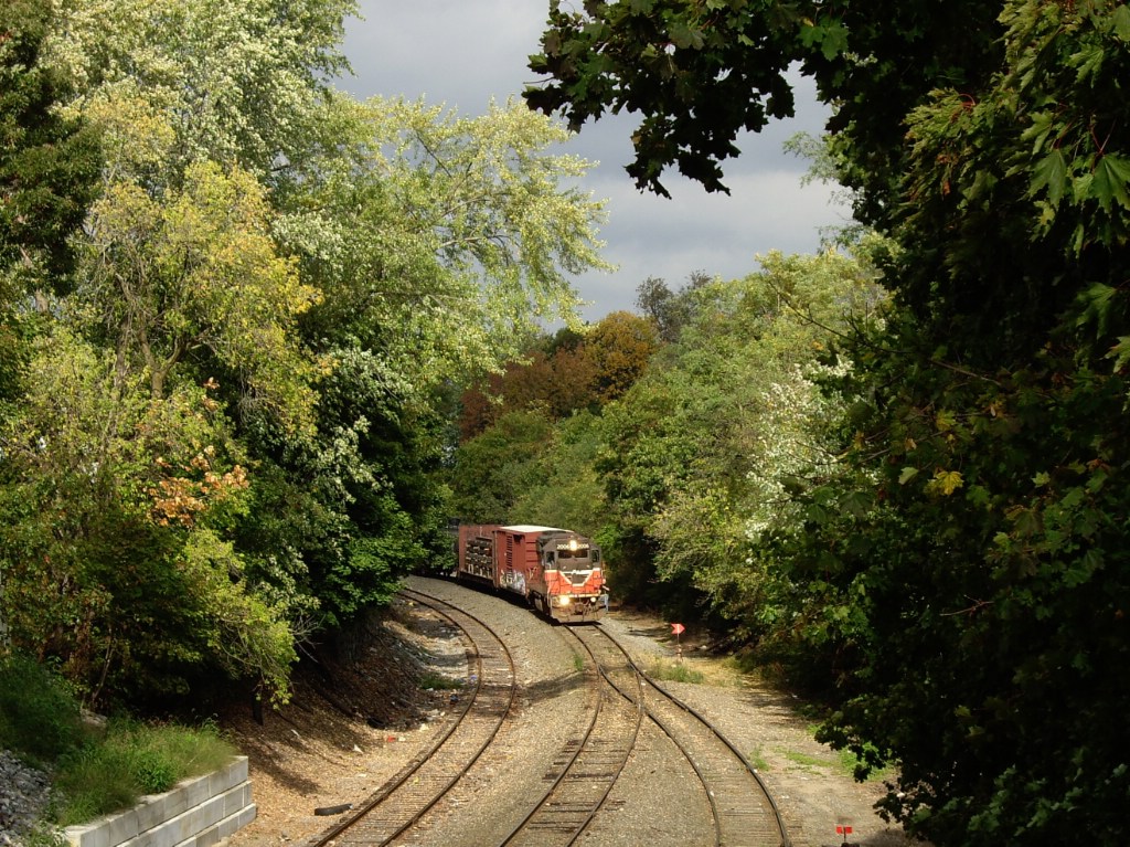 Train PR-2 In The Upper Valley Yard